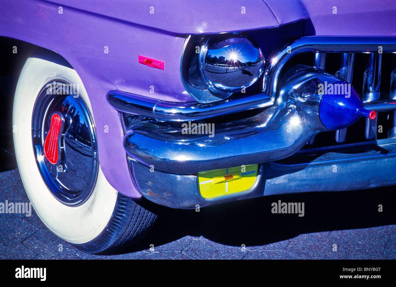 close up detail front end teenage mutant ninja turtles car Stock Photo ...