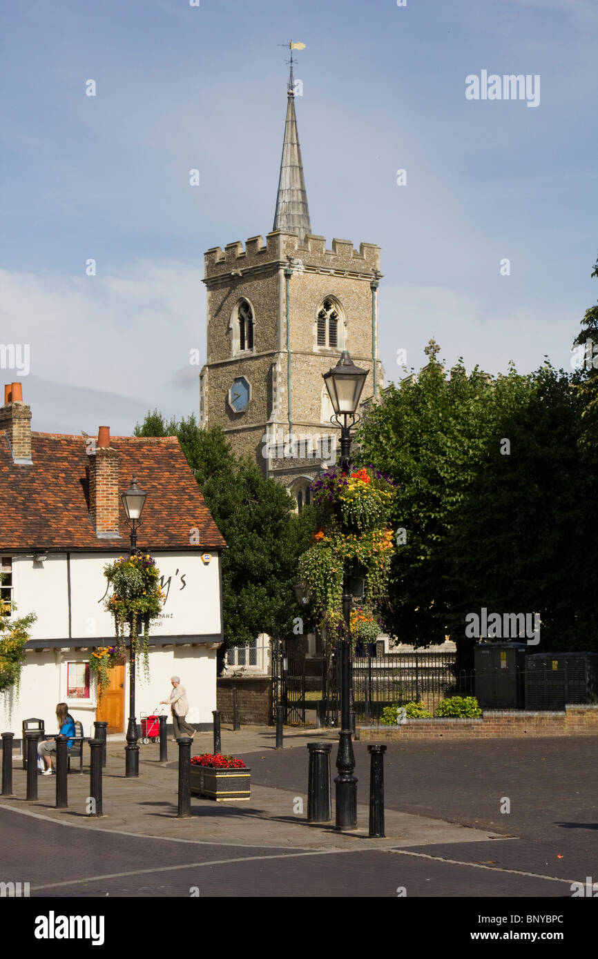 High Street Ware Hertfordshire England Stock Photos & High Street Ware ...