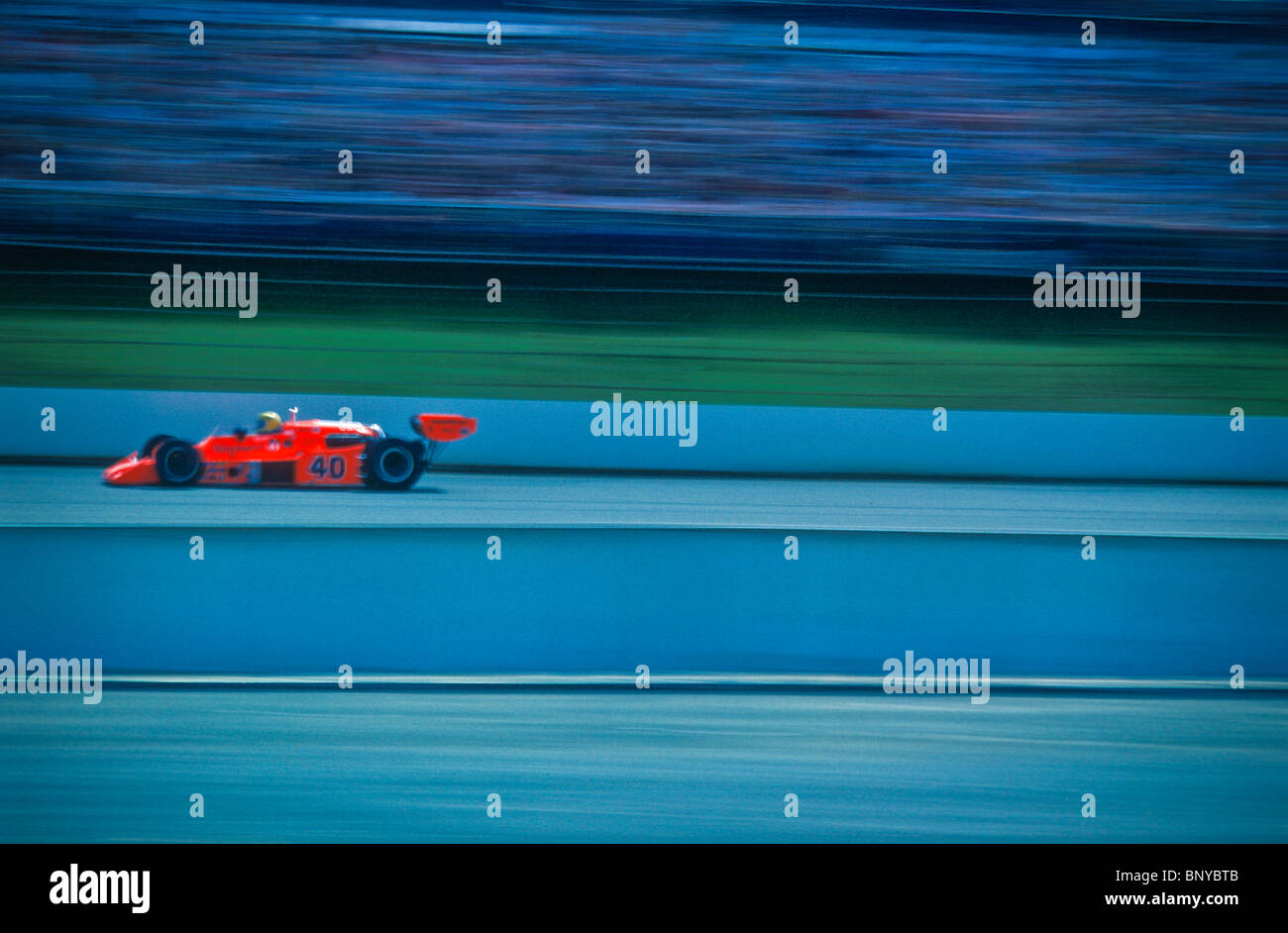 One red auto racer Stock Photo - Alamy