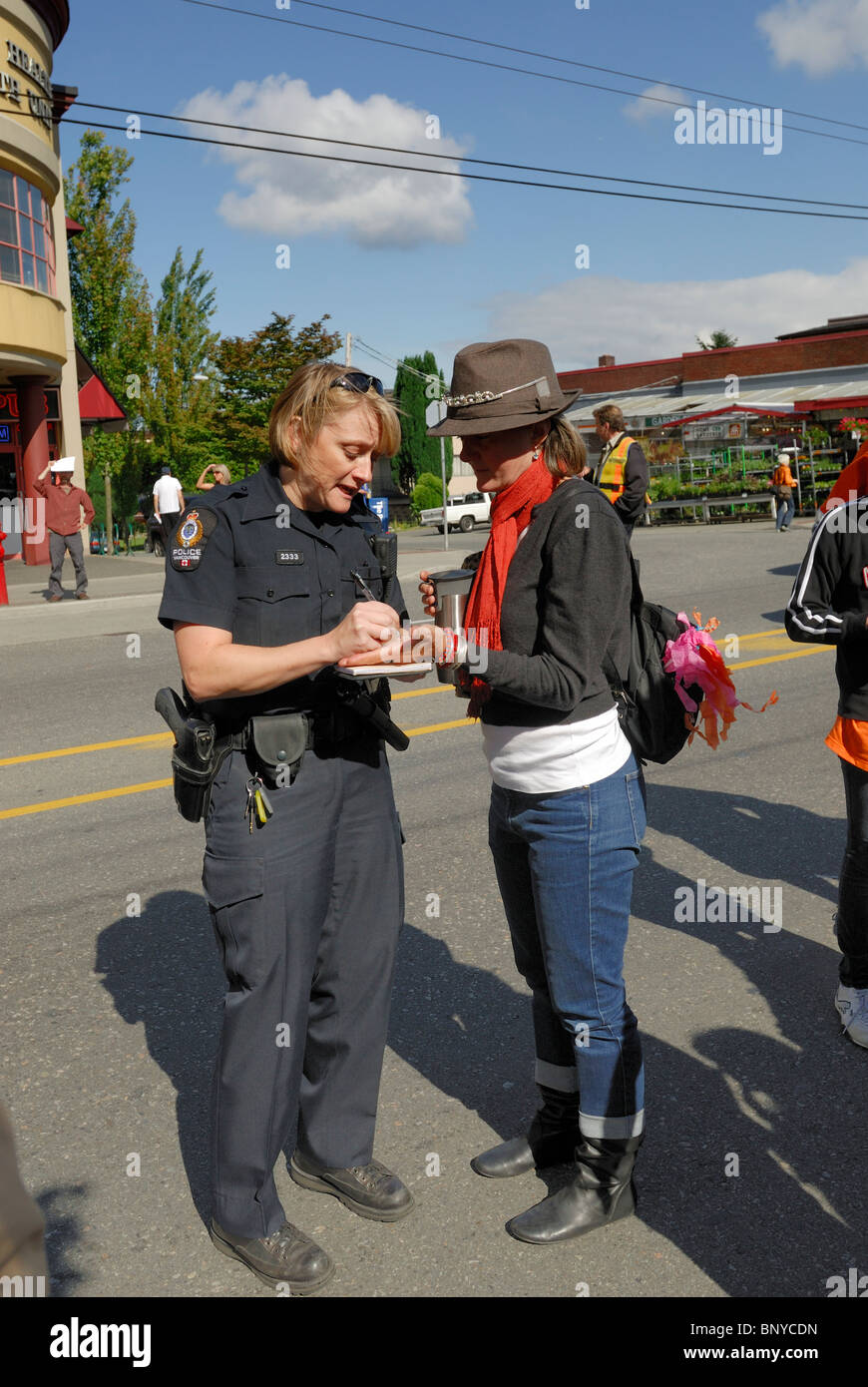 Canadian Police Woman