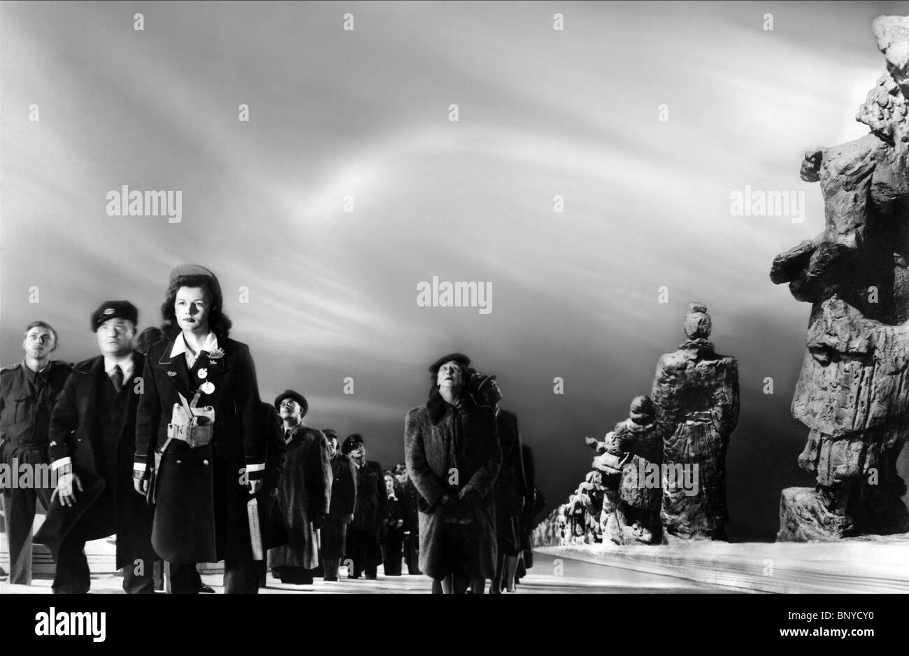 PEOPLE STARING AT SKY A MATTER OF LIFE AND DEATH; STAIRWAY TO HEAVEN ...