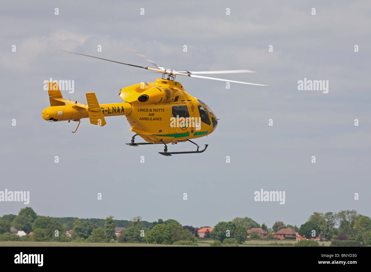 McDonnell Douglas MD900 Explorer G-LNAA in flight about to land at ...