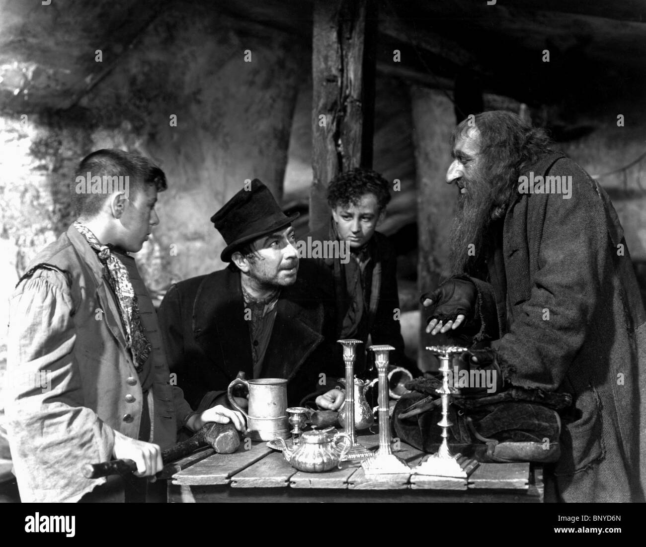 Oliver twist film fagin Black and White Stock Photos & Images - Alamy