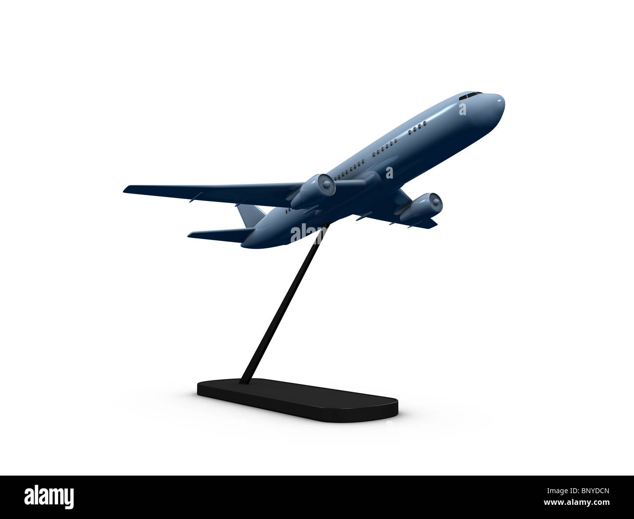 3d image, replica air plane with stand holder Stock Photo - Alamy