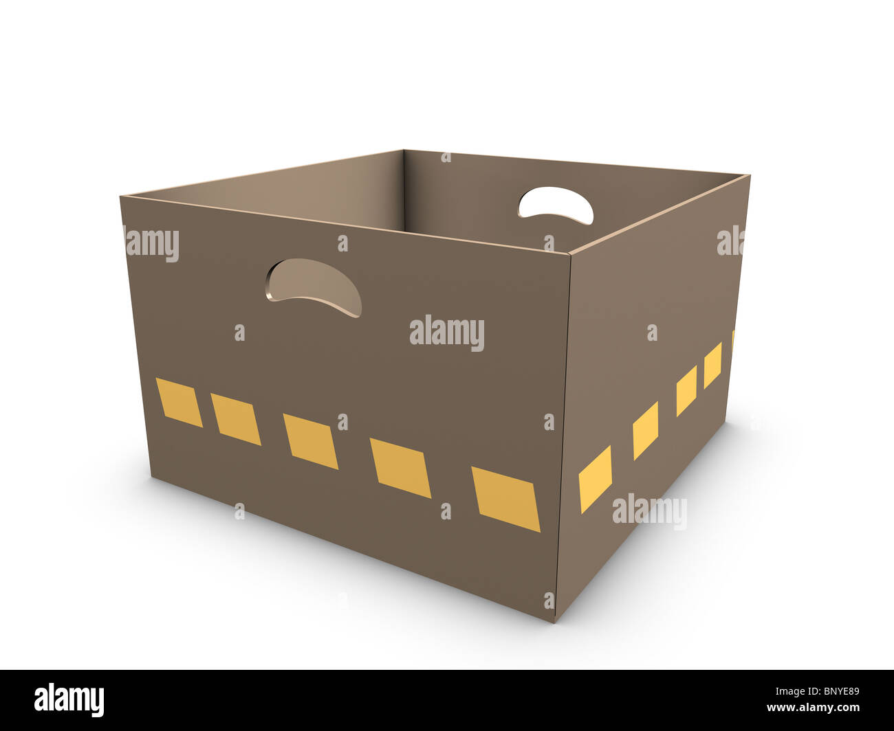 3d image, conceptual paper box Stock Photo - Alamy