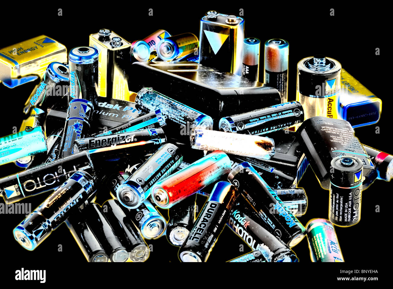 Old battery leaking hazardous hi-res stock photography and images - Alamy