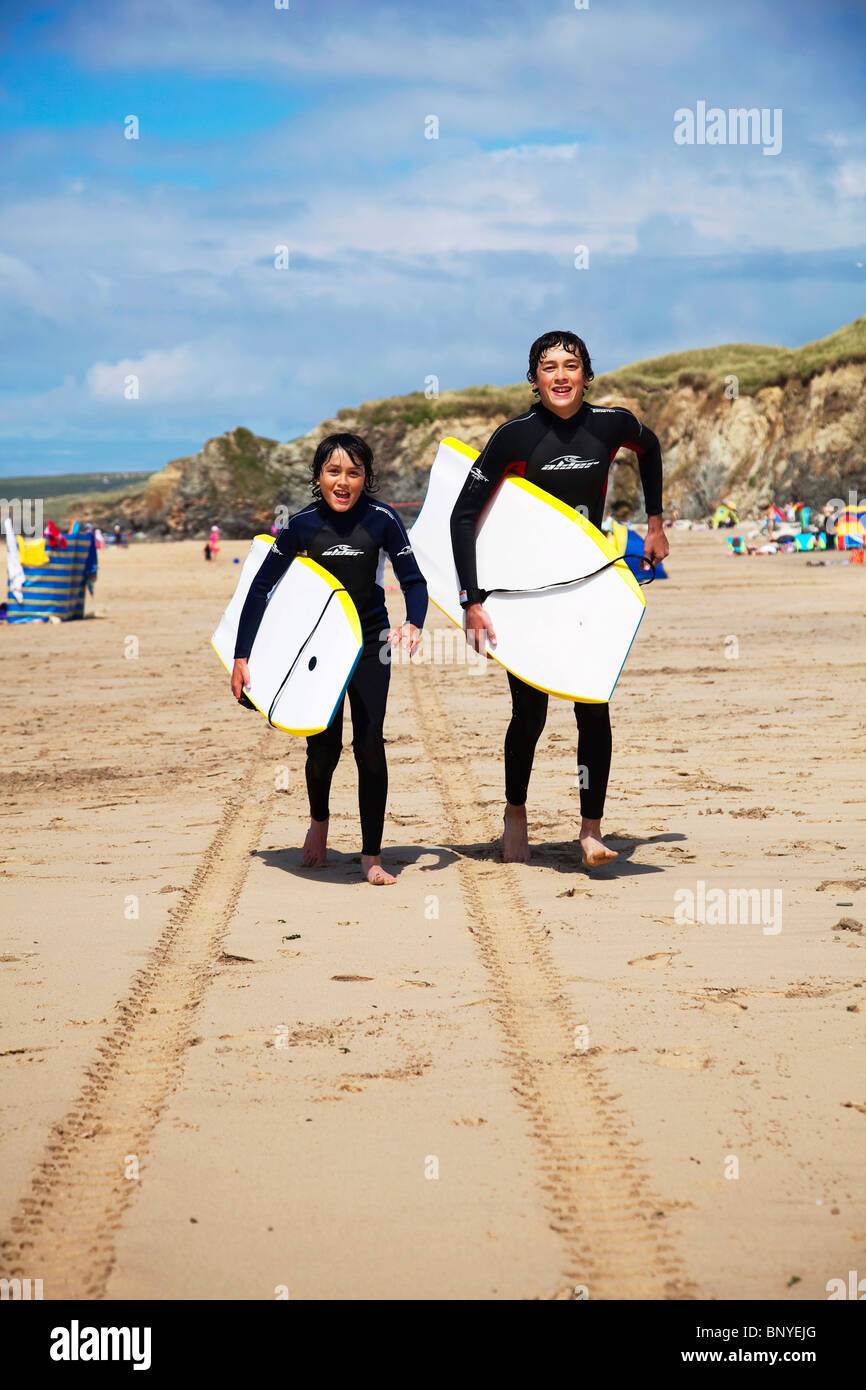 Body boarding at sandy beach hi-res stock photography and images - Alamy