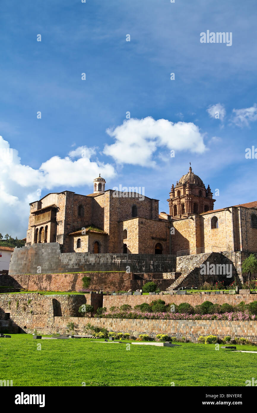 View of the Coricancha Temple in Cusco, Peru Stock Photo - Alamy
