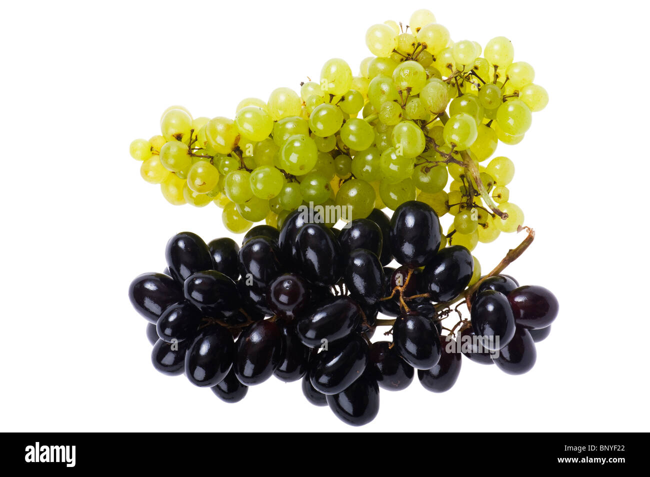 object on white - food grapes close up Stock Photo - Alamy