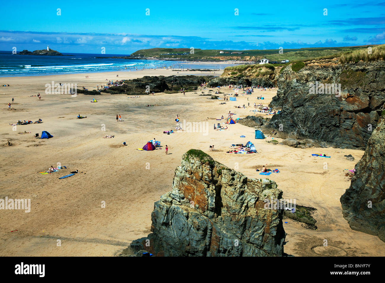 Gwithian beach Cornwall Stock Photo - Alamy