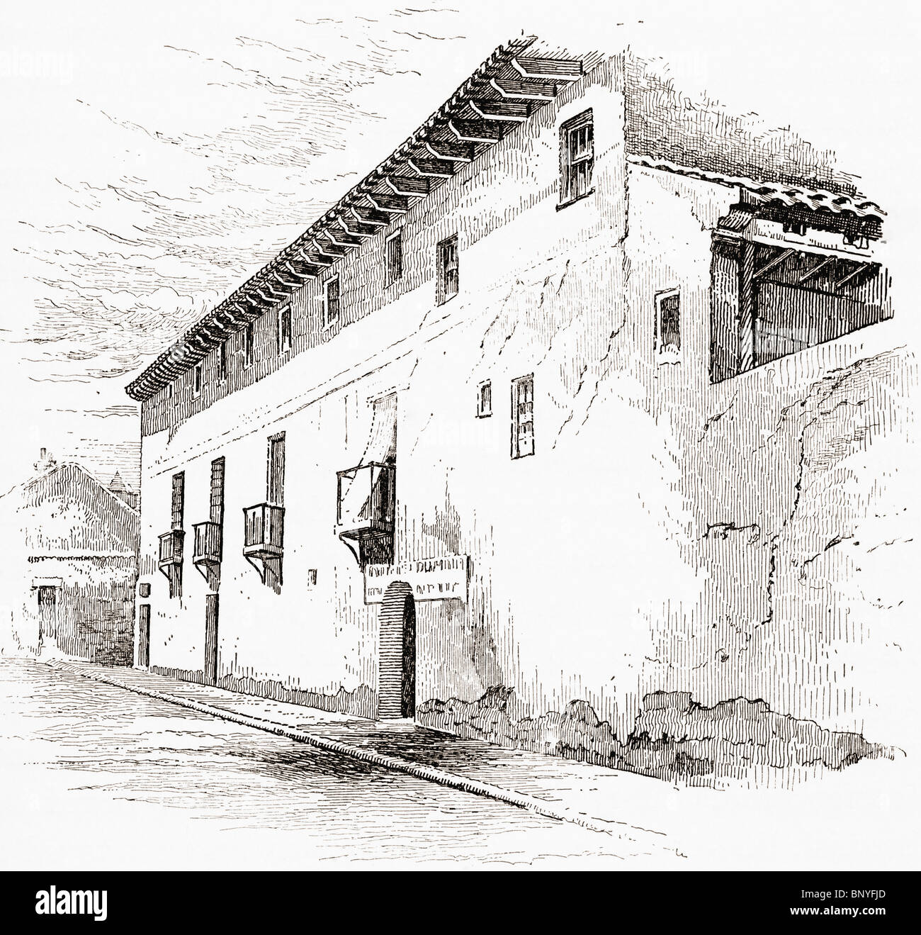 The house in Valladolid, Spain, in which Christopher Columbus died in ...