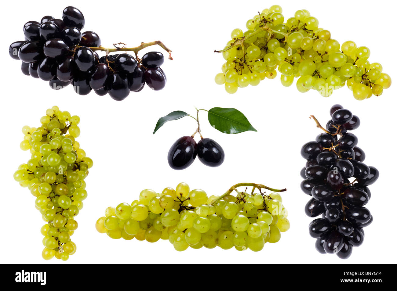 object on white - food grapes close up Stock Photo - Alamy
