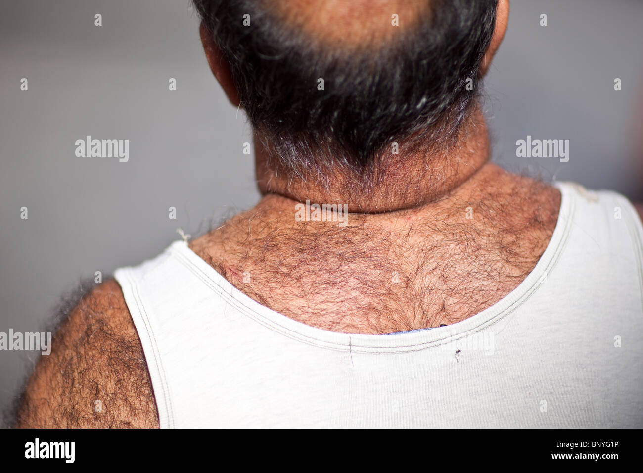 Hairy back wax hi-res stock photography and images - Alamy