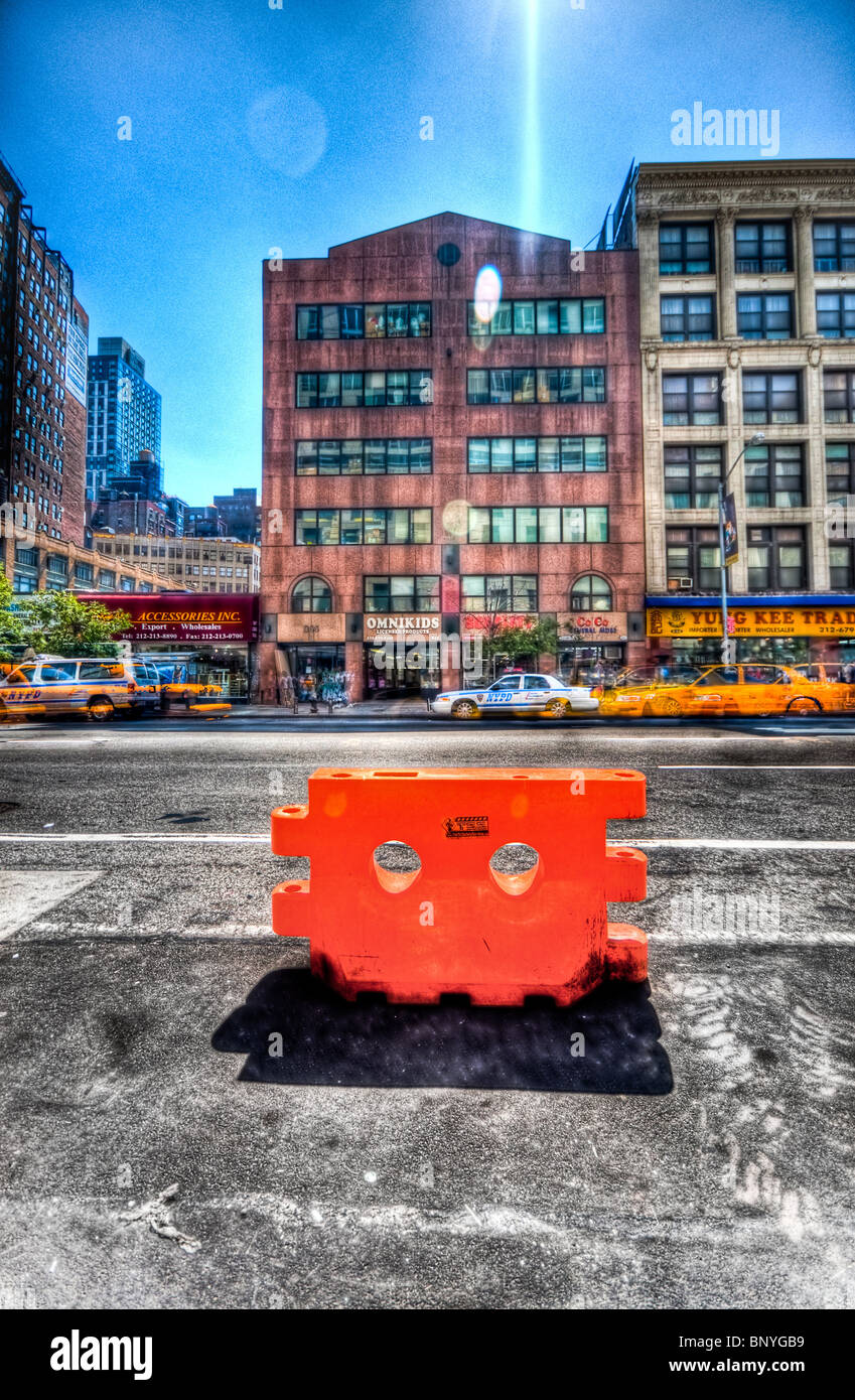 Nyc traffic cone hi-res stock photography and images - Alamy