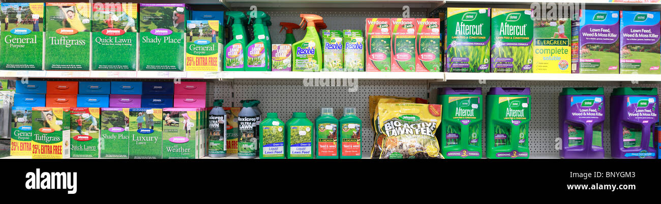 garden chemicals, lawn fertiliser, liquid lawn feed, feed and weed ...