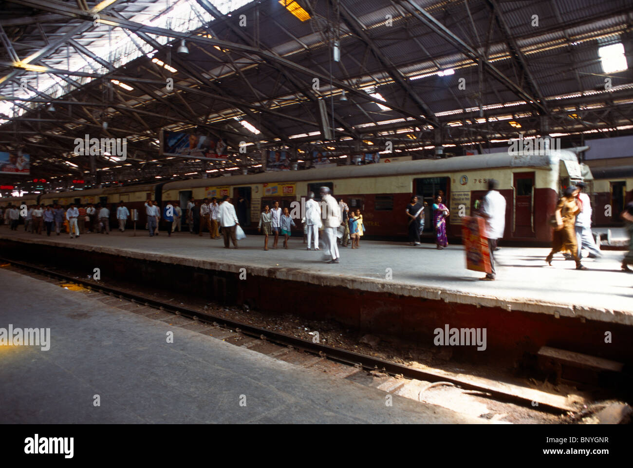 Mumbai India Inside Victoria Terminus Stock Photo - Alamy