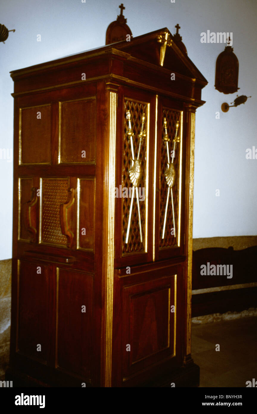 Pontevedra Galicia Spain Scallop Shells Confession Box Church Of La ...