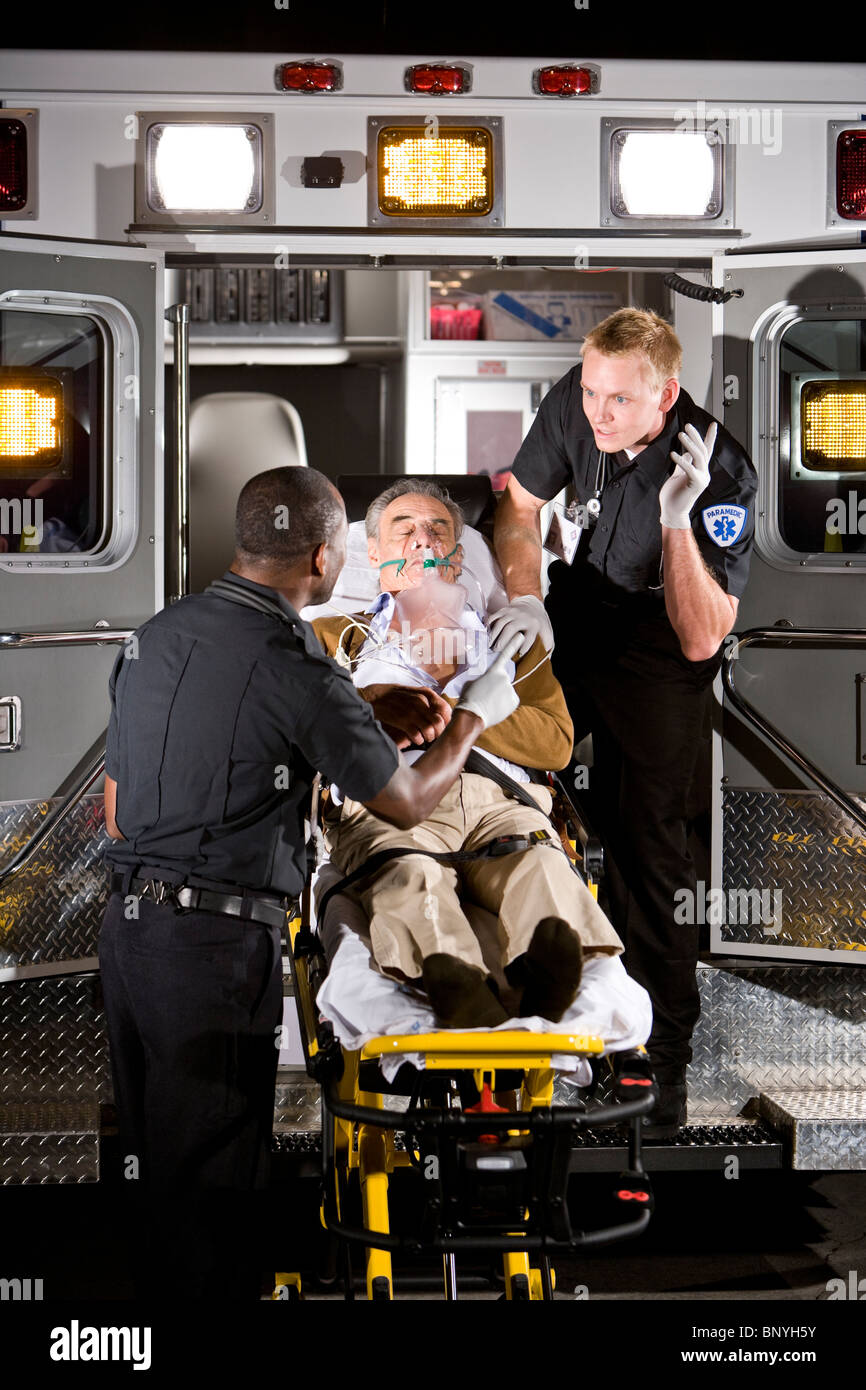 Patient Injury Emt Ambulance High Resolution Stock Photography and ...