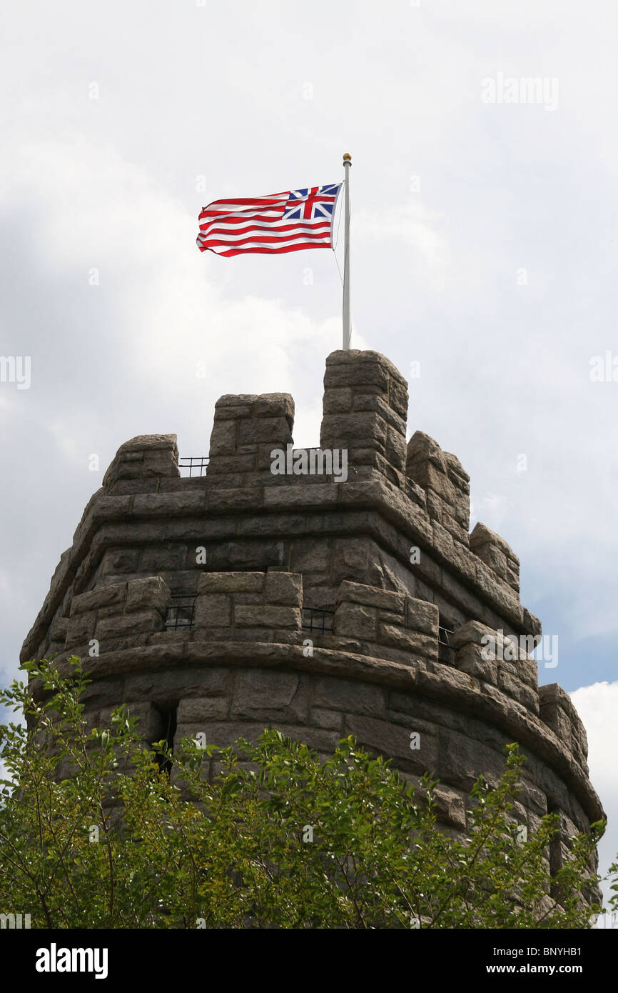 The Great Union Flag aka Grand Union was first raised on Prospect Hill ...