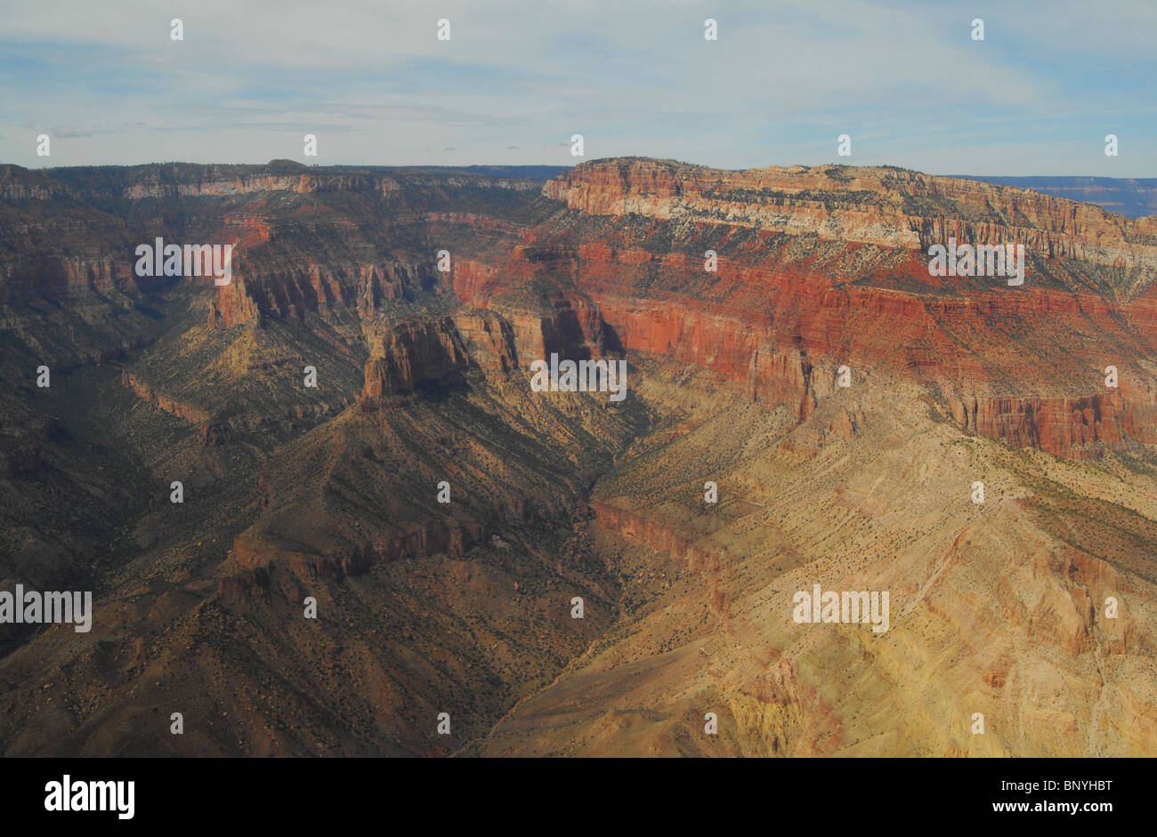 An aerial view of the grand canyon Stock Photo - Alamy