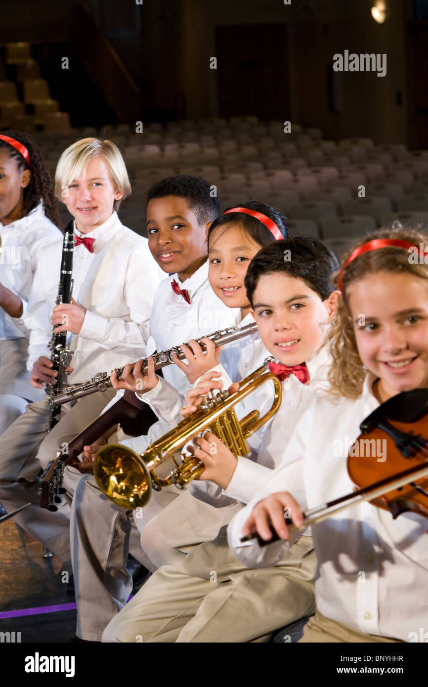 African american children playing instruments hi-res stock photography ...
