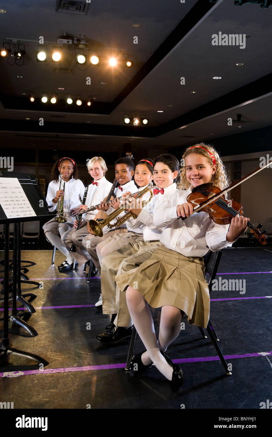 Diverse children musical instruments hi-res stock photography and ...