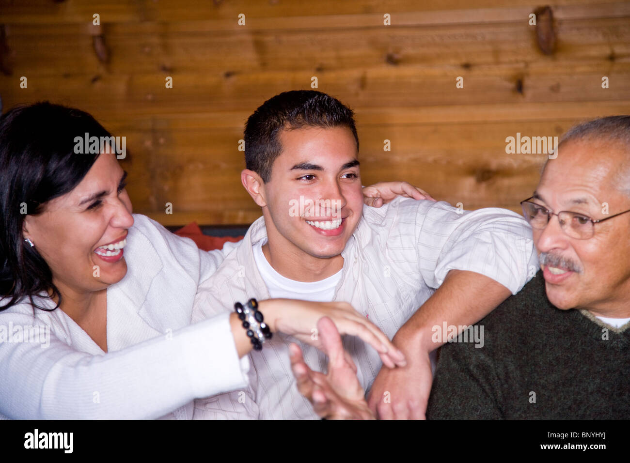 Teenager conversation 3 people hi-res stock photography and images - Alamy