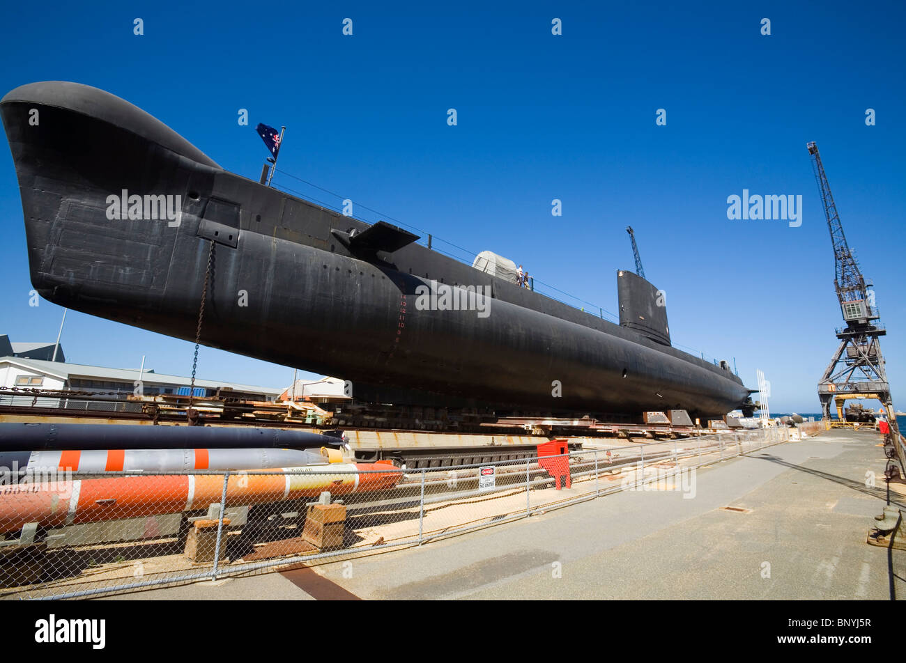The HMAS Ovens - a former Royal Australian Navy Oberon Class submarine ...