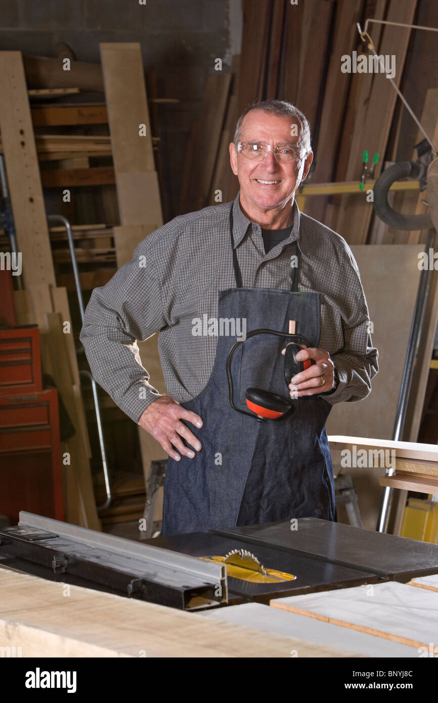 Woodworking portrait hi-res stock photography and images - Alamy