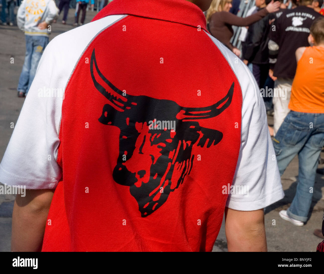 Bull head back hi-res stock photography and images - Alamy