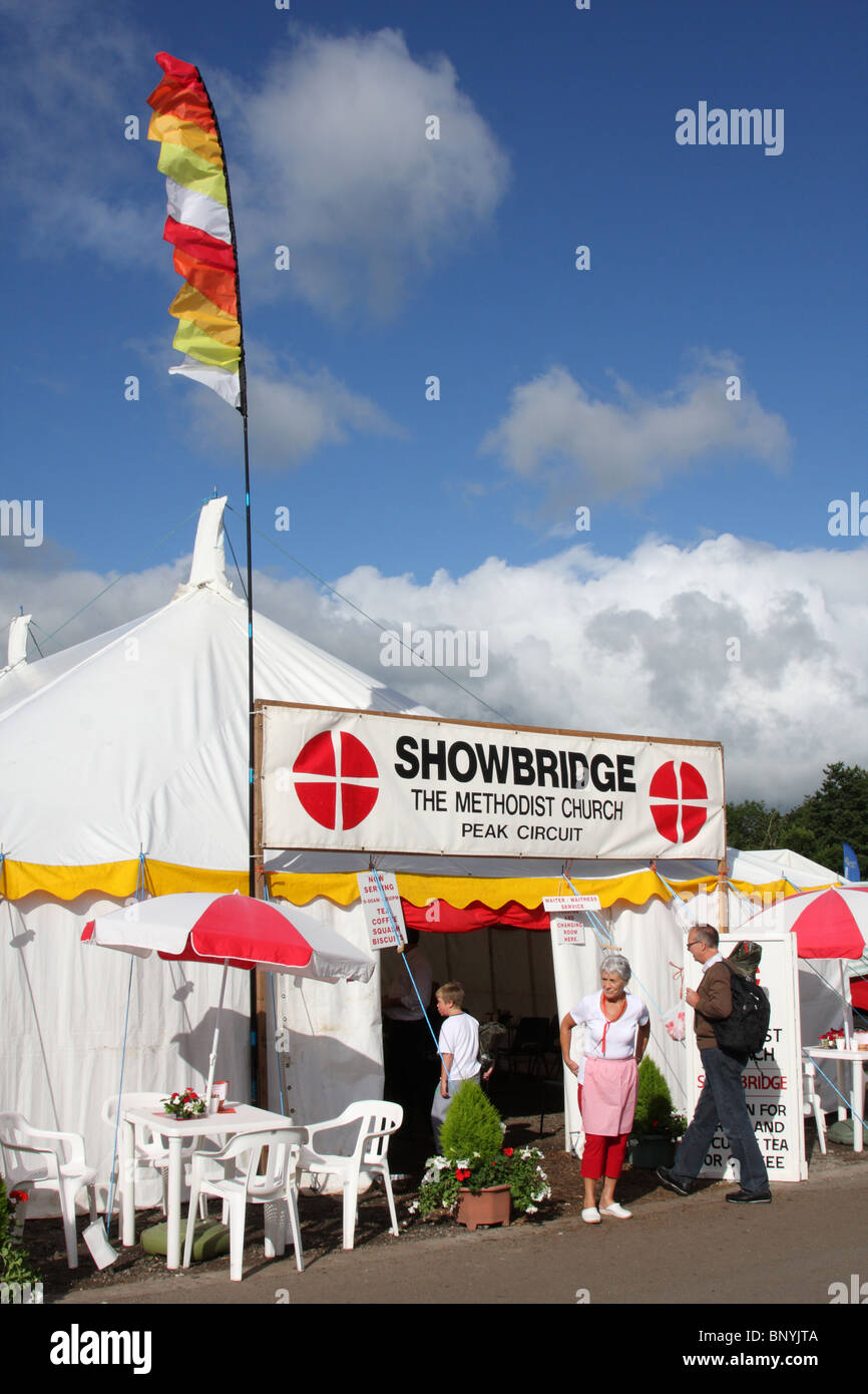 Showbridge Methodist Church at the Bakewell Show, Derbyshire, England ...