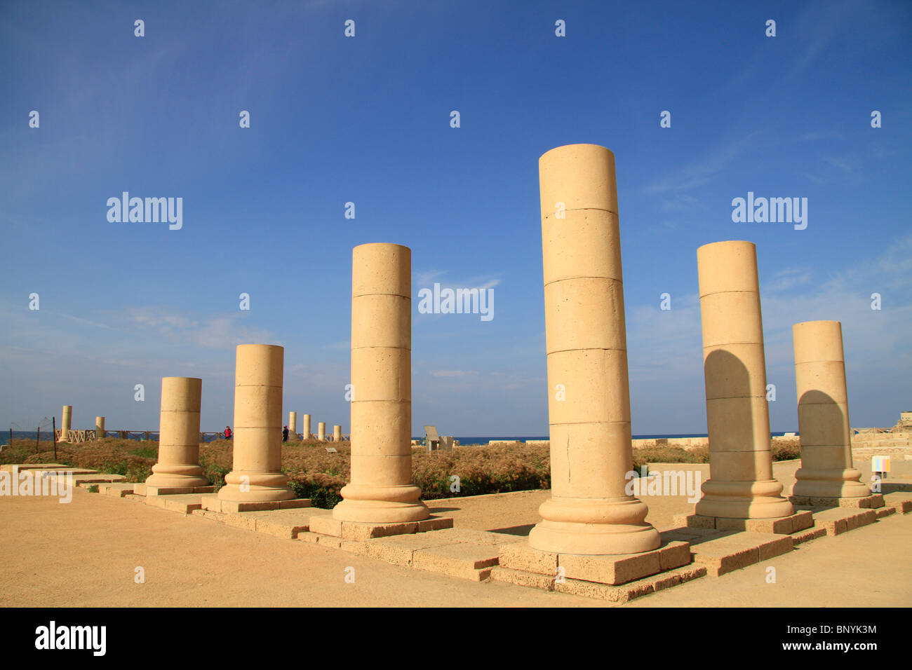 Israel, Sharon region, the Reef Palace in Caesarea Stock Photo - Alamy