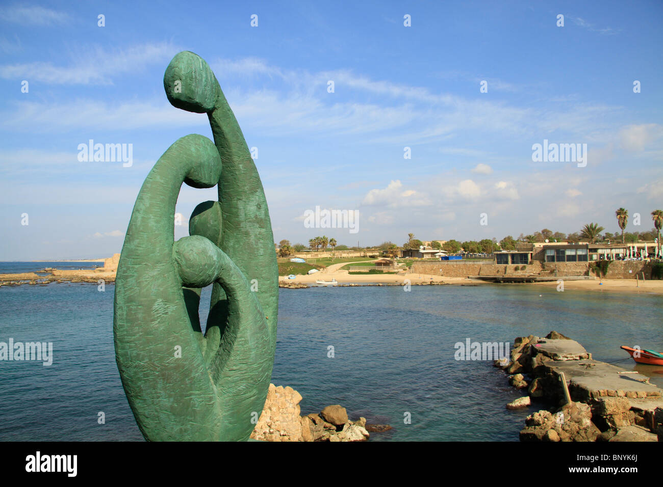 Israel, Sharon region, a view of Caesarea Stock Photo - Alamy
