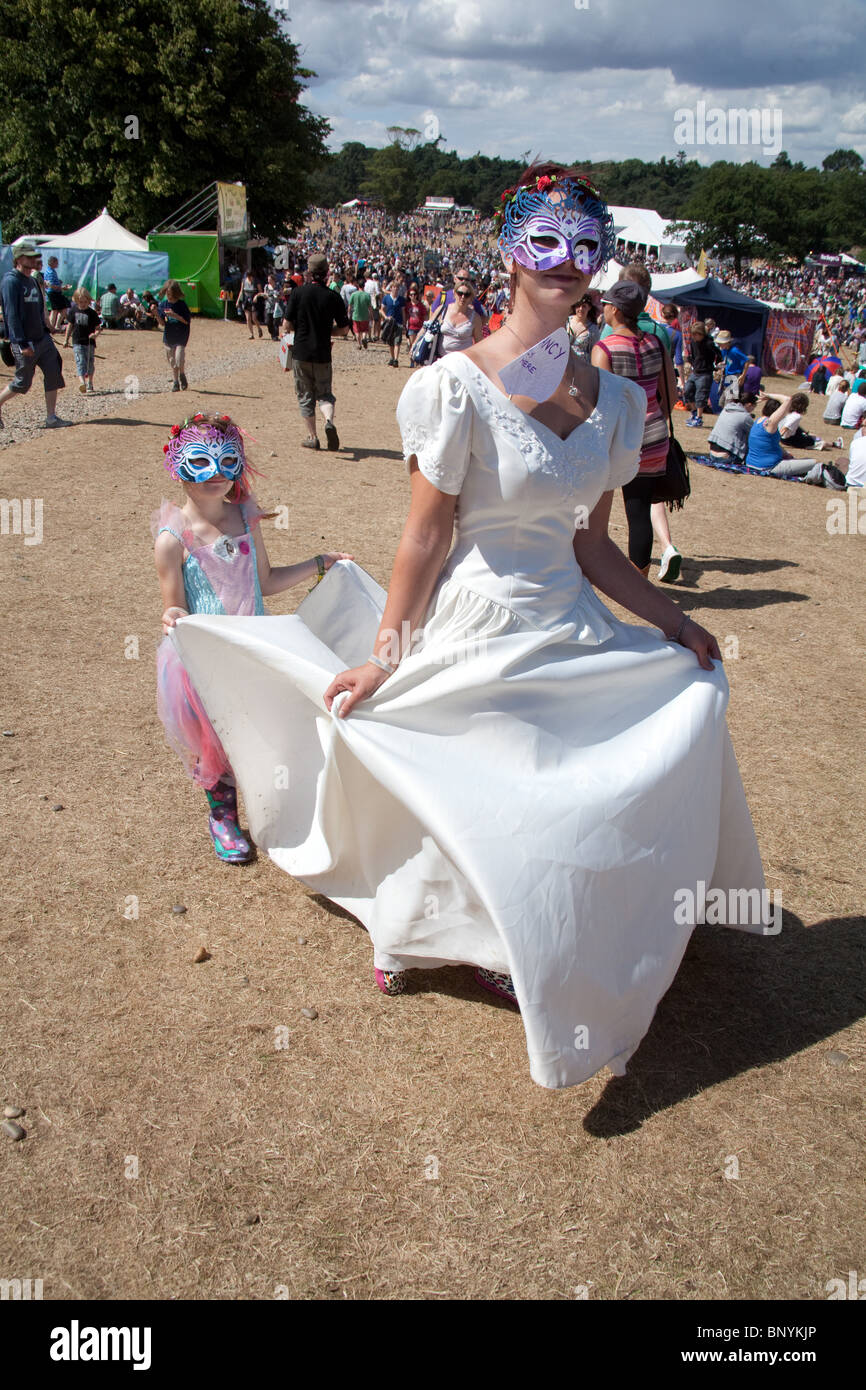 Fancy dress at Latitude festival,Henham Park, Suffolk, England Stock ...
