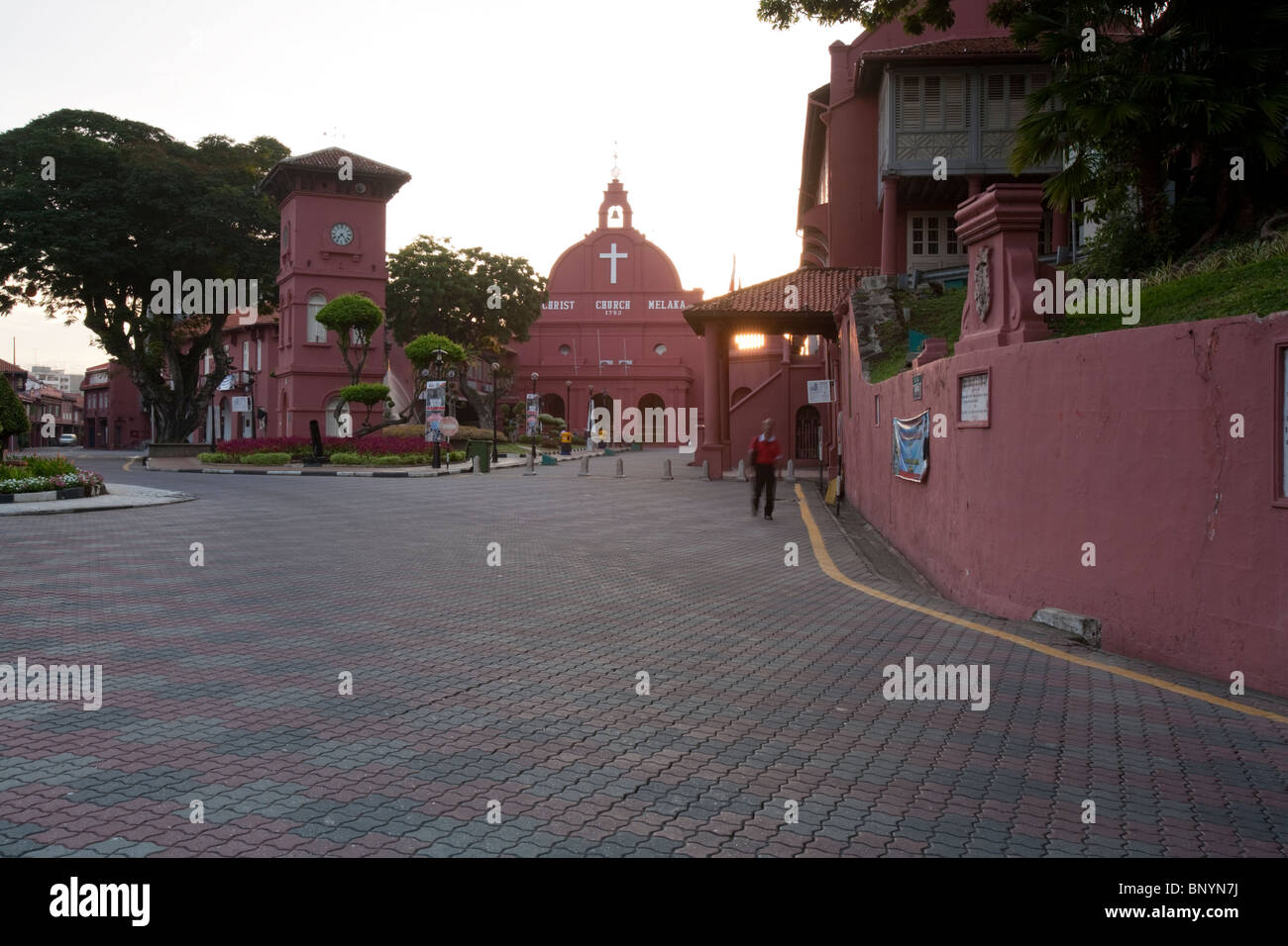 View of the Dutch Square and Christ Church at the Dutch square in ...