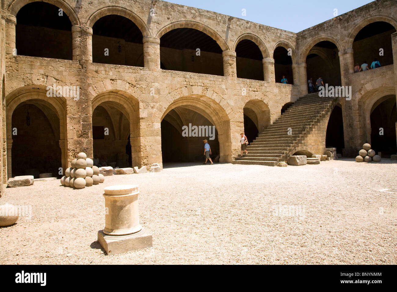 Archaeological museum, Rhodes, Greece Stock Photo - Alamy