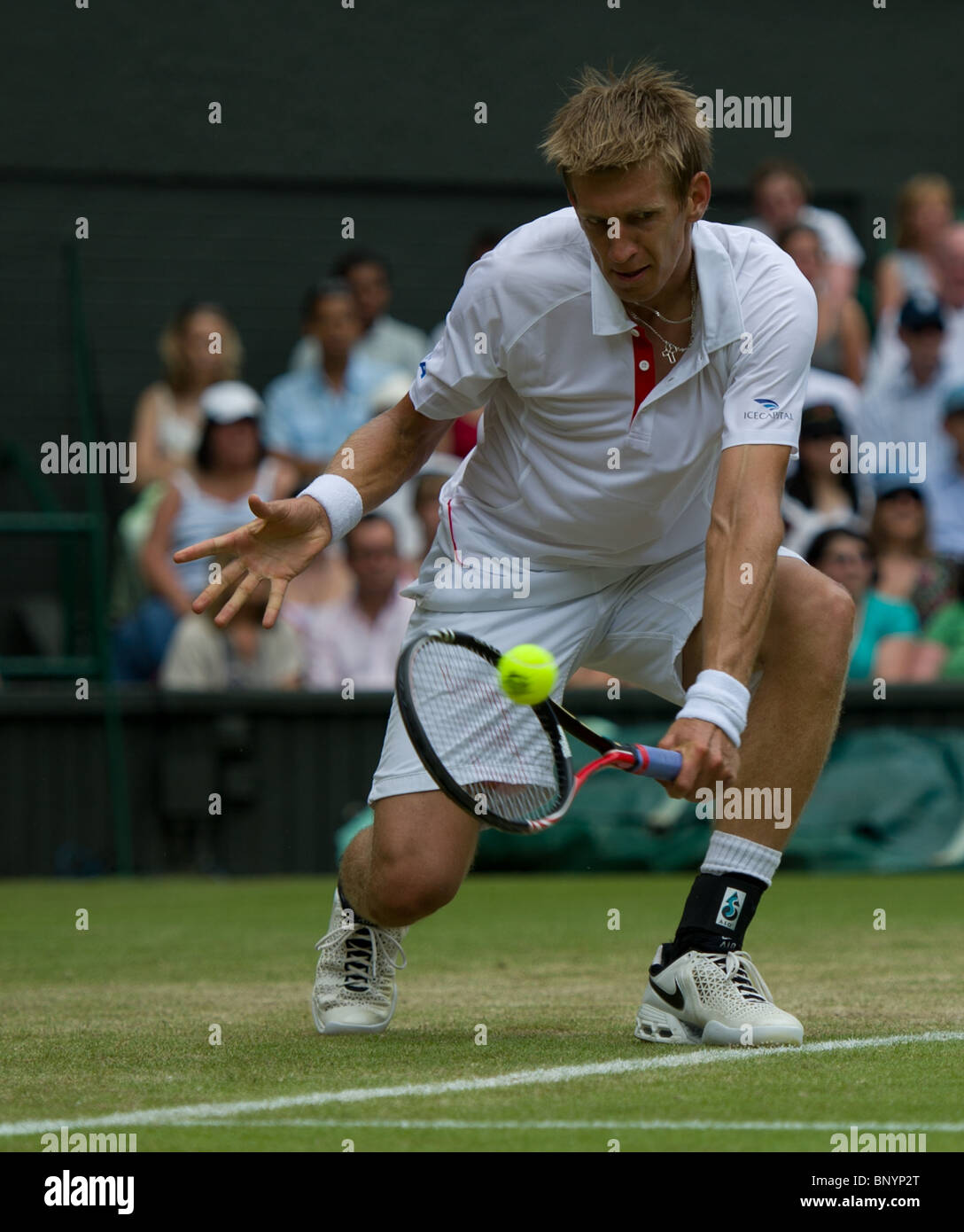 The Wimbledon Tennis Championships 2010 Jarko Nieminen Stock Photo - Alamy