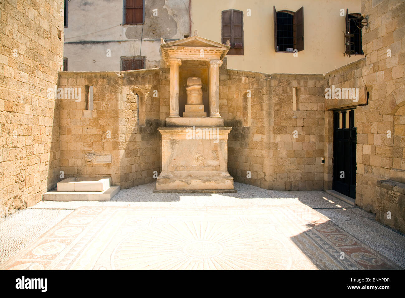 Archaeological museum, Rhodes, Greece Stock Photo - Alamy