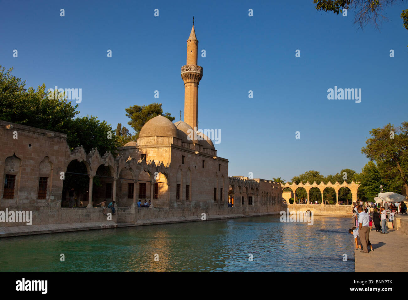 Pool of Abraham or Balikli Gol in Sanliurfa or Urfa, Turkey Stock Photo ...