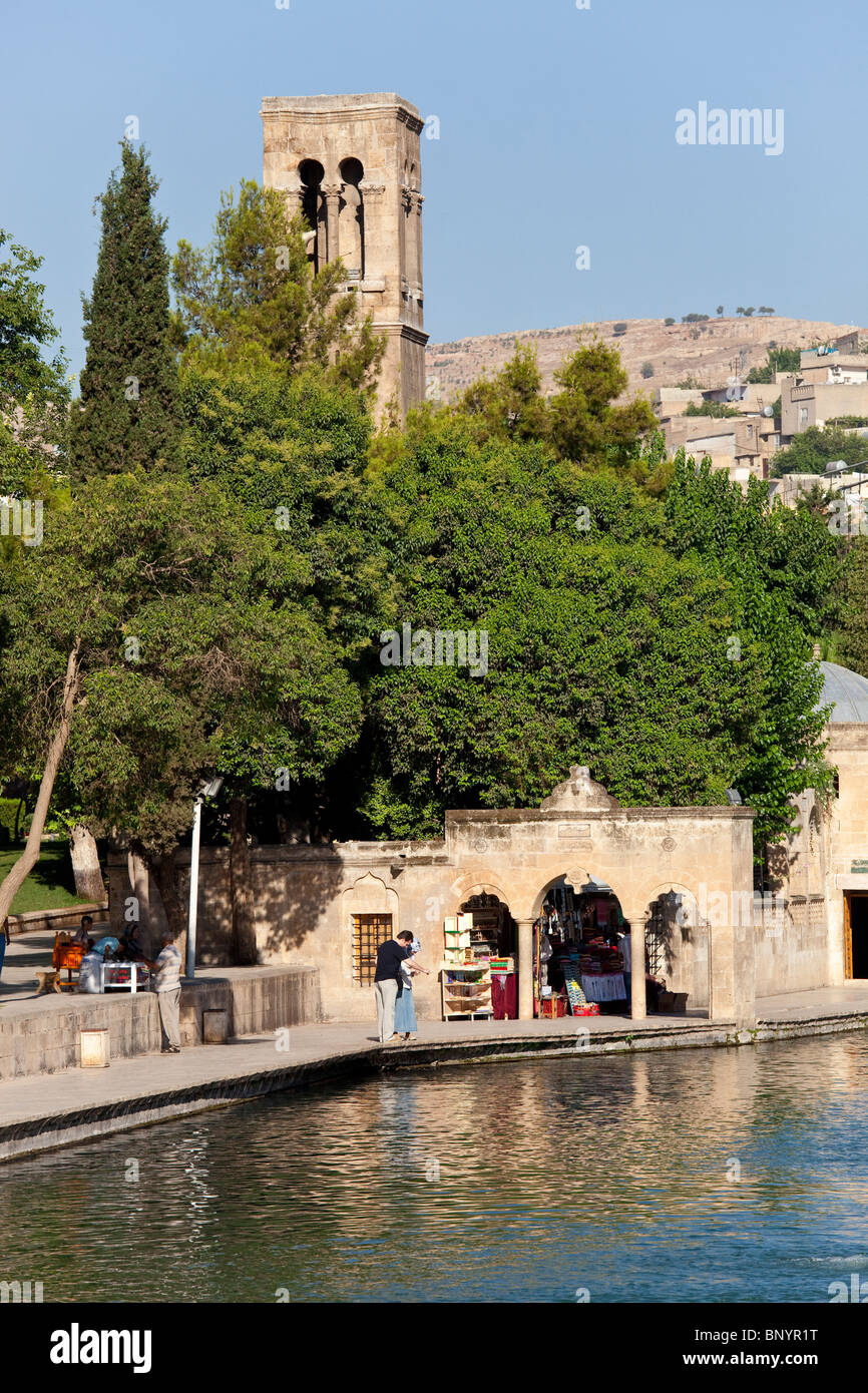 Pool of Abraham or Balikli Gol in Sanliurfa or Urfa, Turkey Stock Photo ...