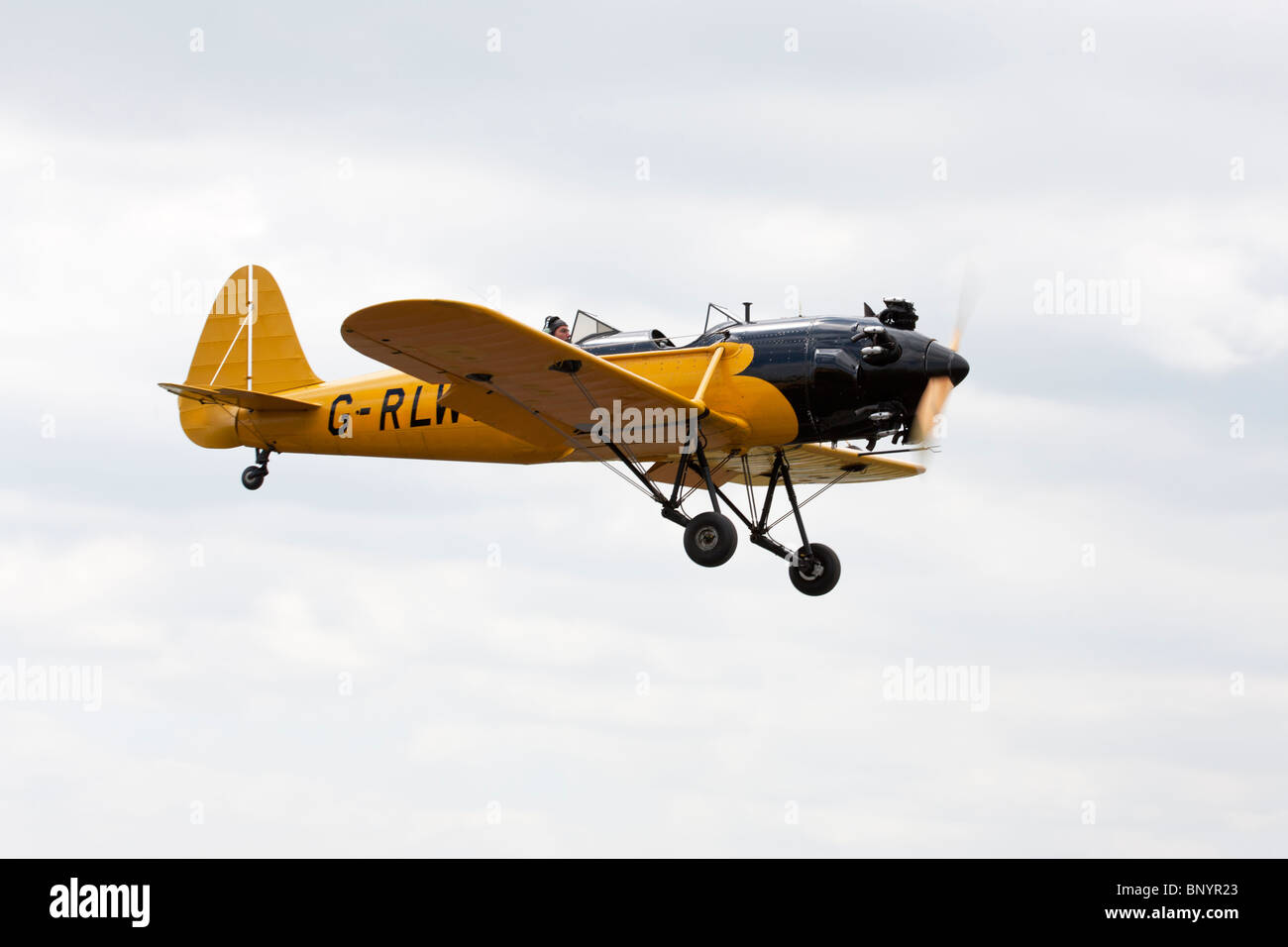Ryan ST3KR G-RLWG in flight at Wickenby Airfield Stock Photo - Alamy