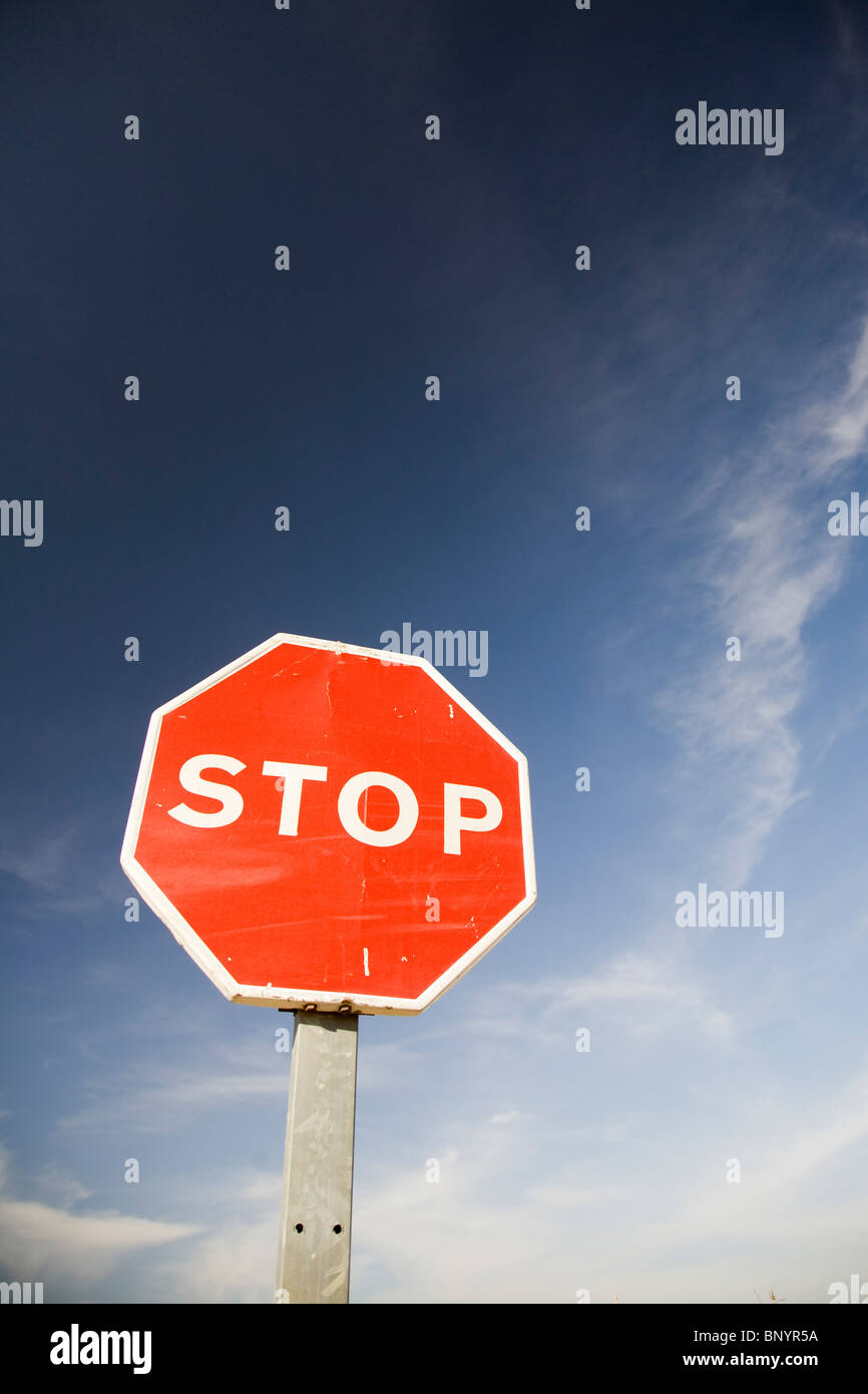 Stop sign spain hi-res stock photography and images - Alamy
