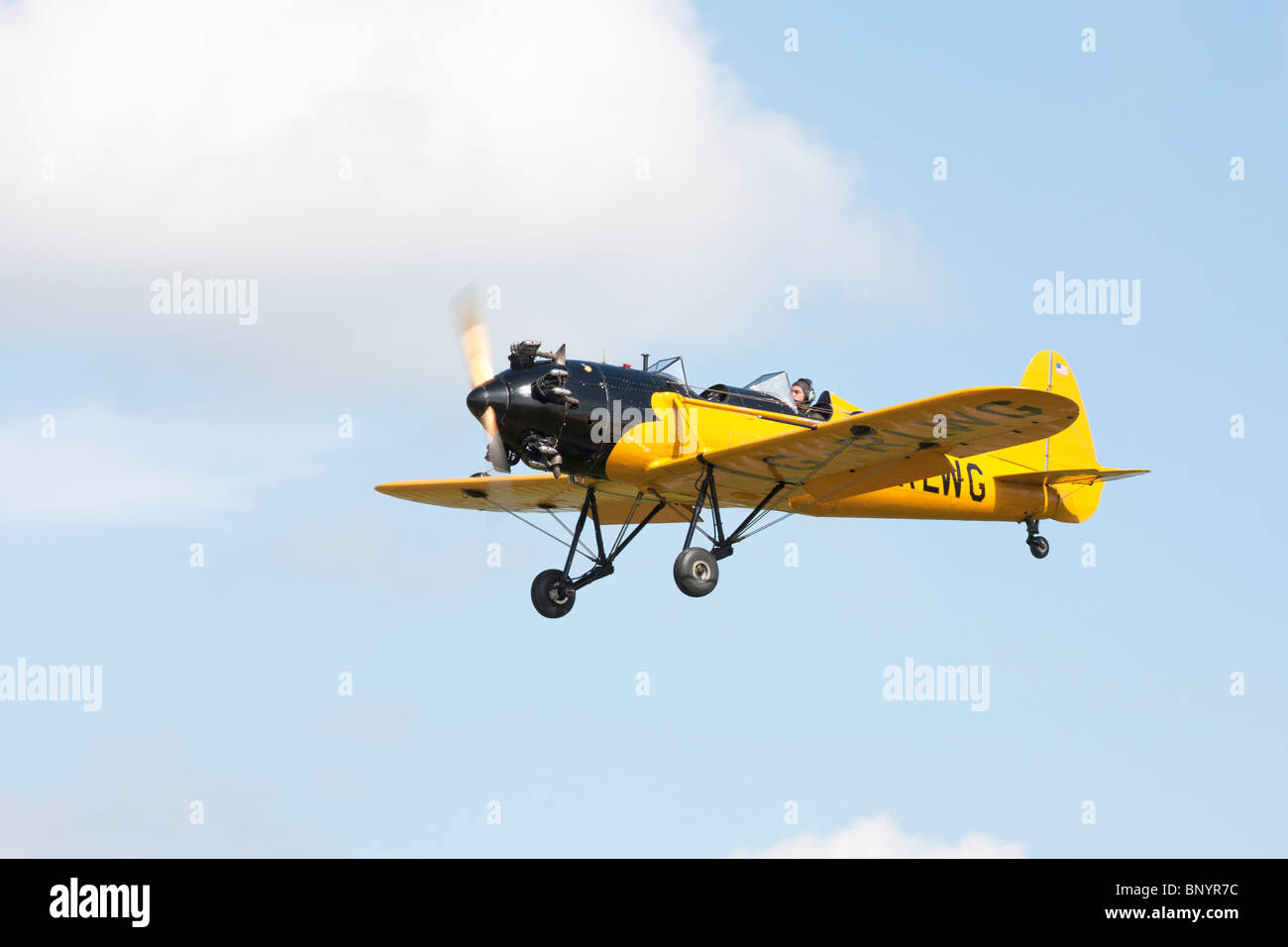 Ryan ST3KR G-RLWG in flight at Wickenby Airfield Stock Photo - Alamy