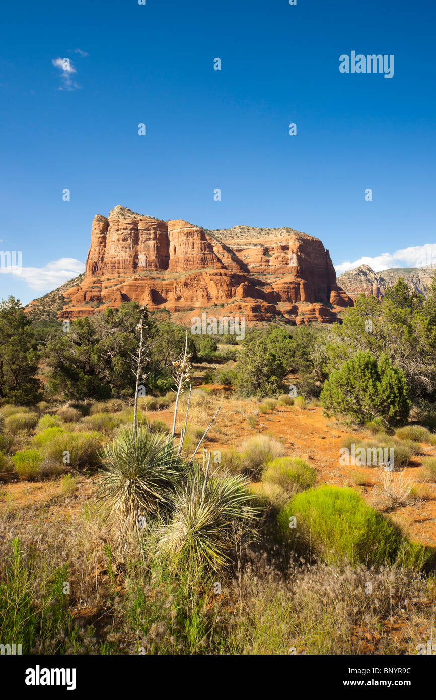 Sedona, Arizona - Courthouse Butte view. From scenic drive, trail ...
