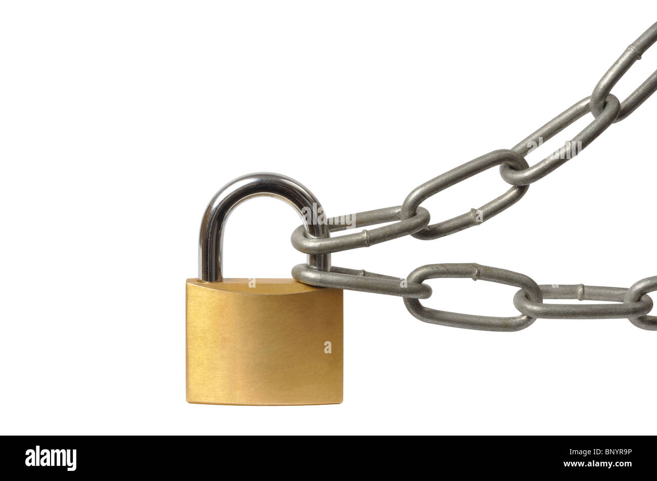 Padlock and Chain Stock Photo - Alamy