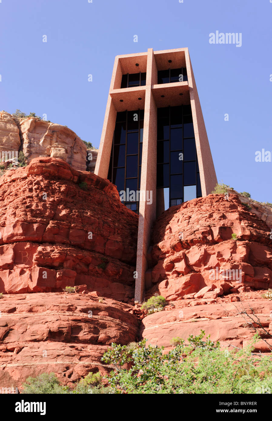 Sedona, Arizona - the Chapel on the Rock, famous 1950s modern ...