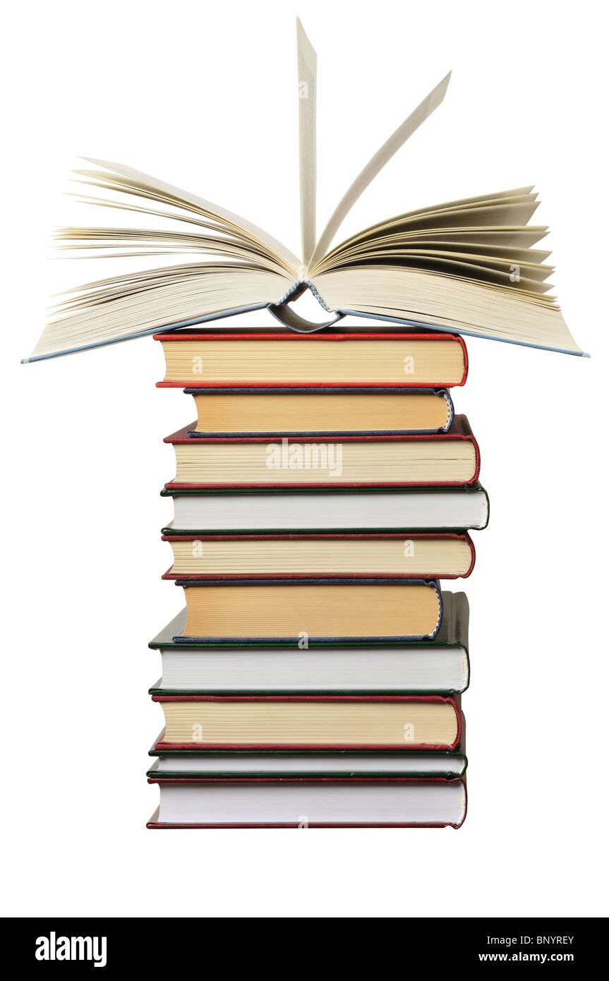 Books stack Cut Out Stock Images & Pictures - Alamy
