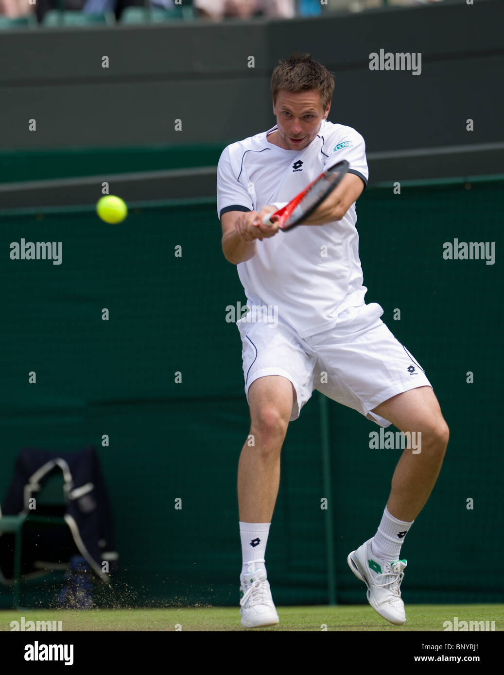 6 1 at the 2010 wimbledon tennis championships london hi-res stock ...