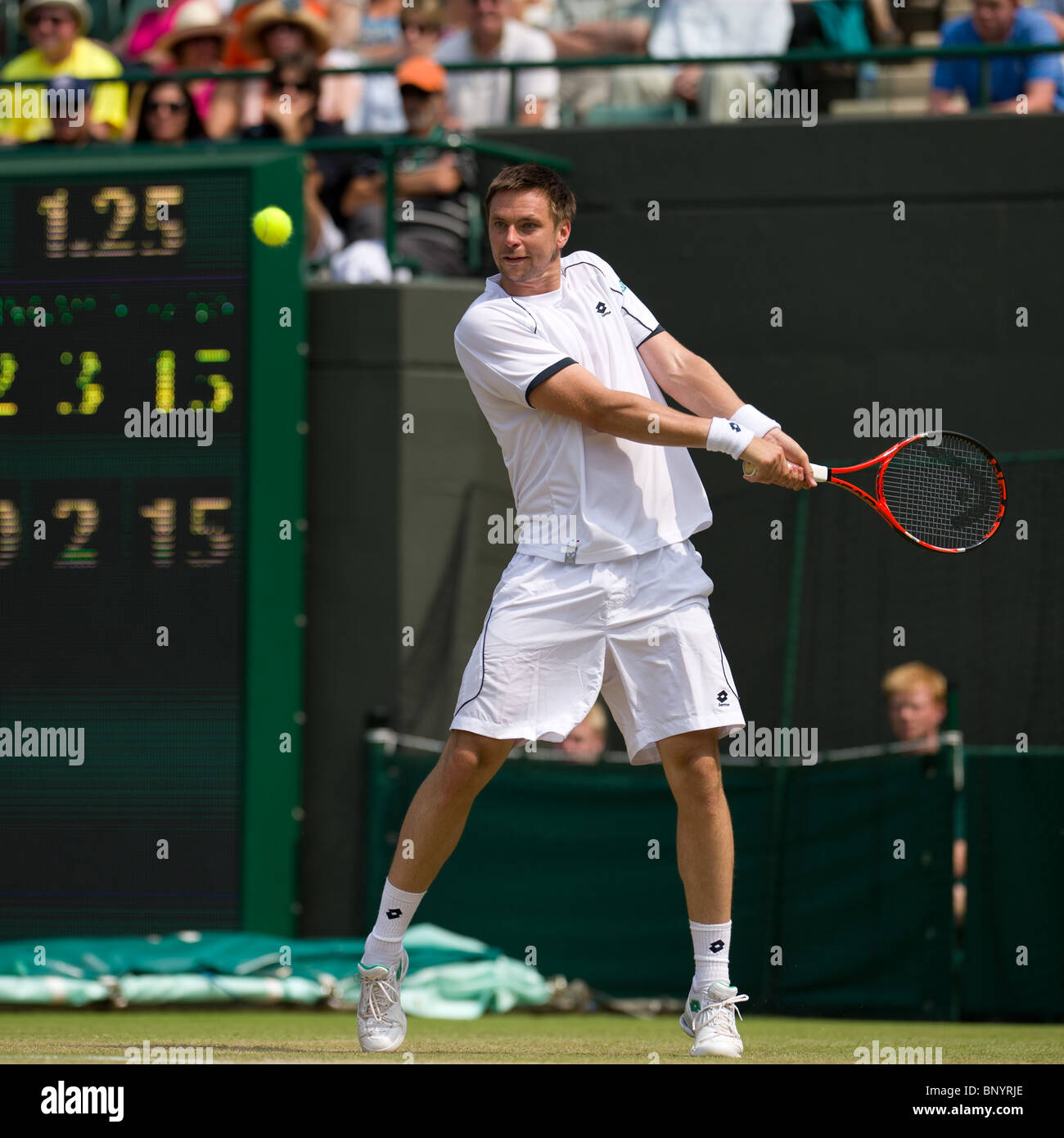 6 1 at the 2010 wimbledon tennis championships london hi-res stock ...