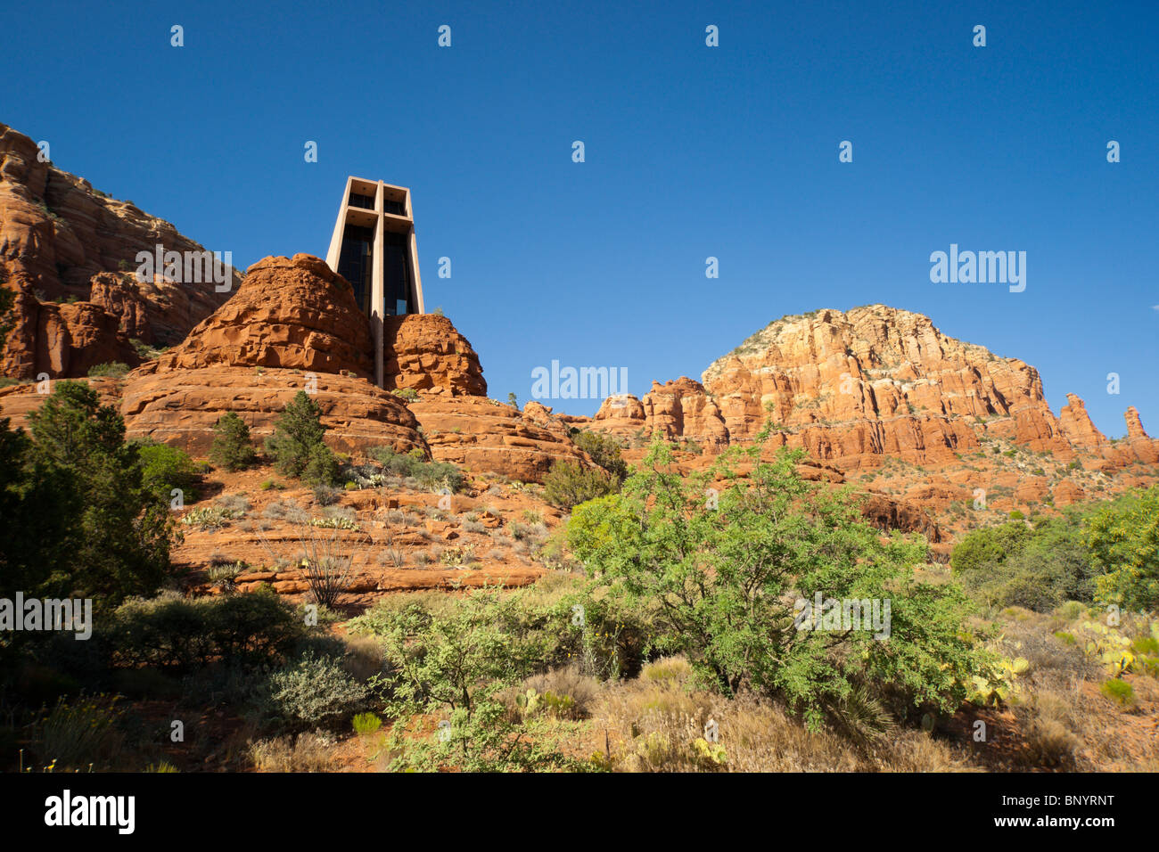 Sedona, Arizona - the Chapel on the Rock, famous 1950s modern ...